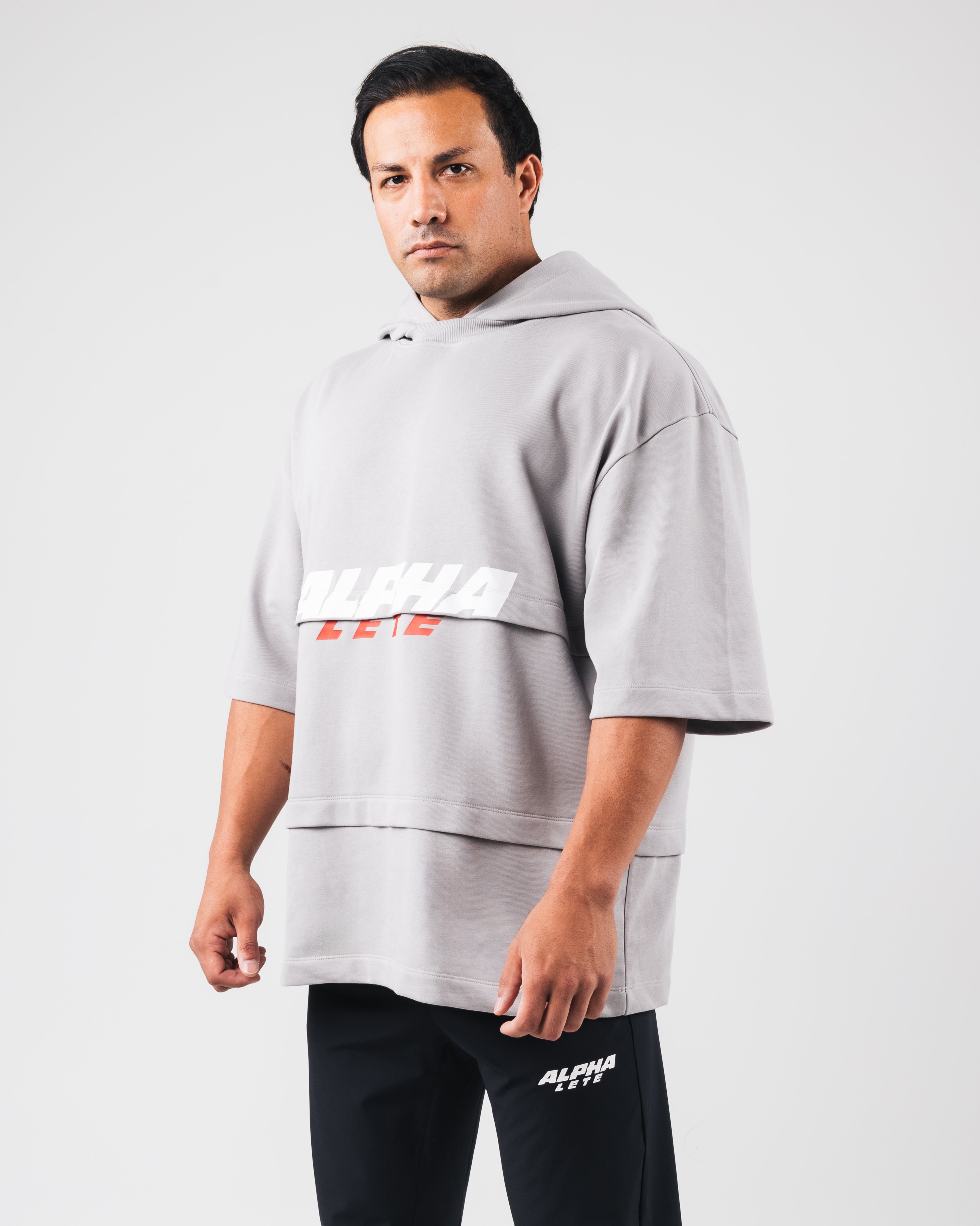 Alpha Layered Hoodie - Chrome – Alphalete Athletics CA