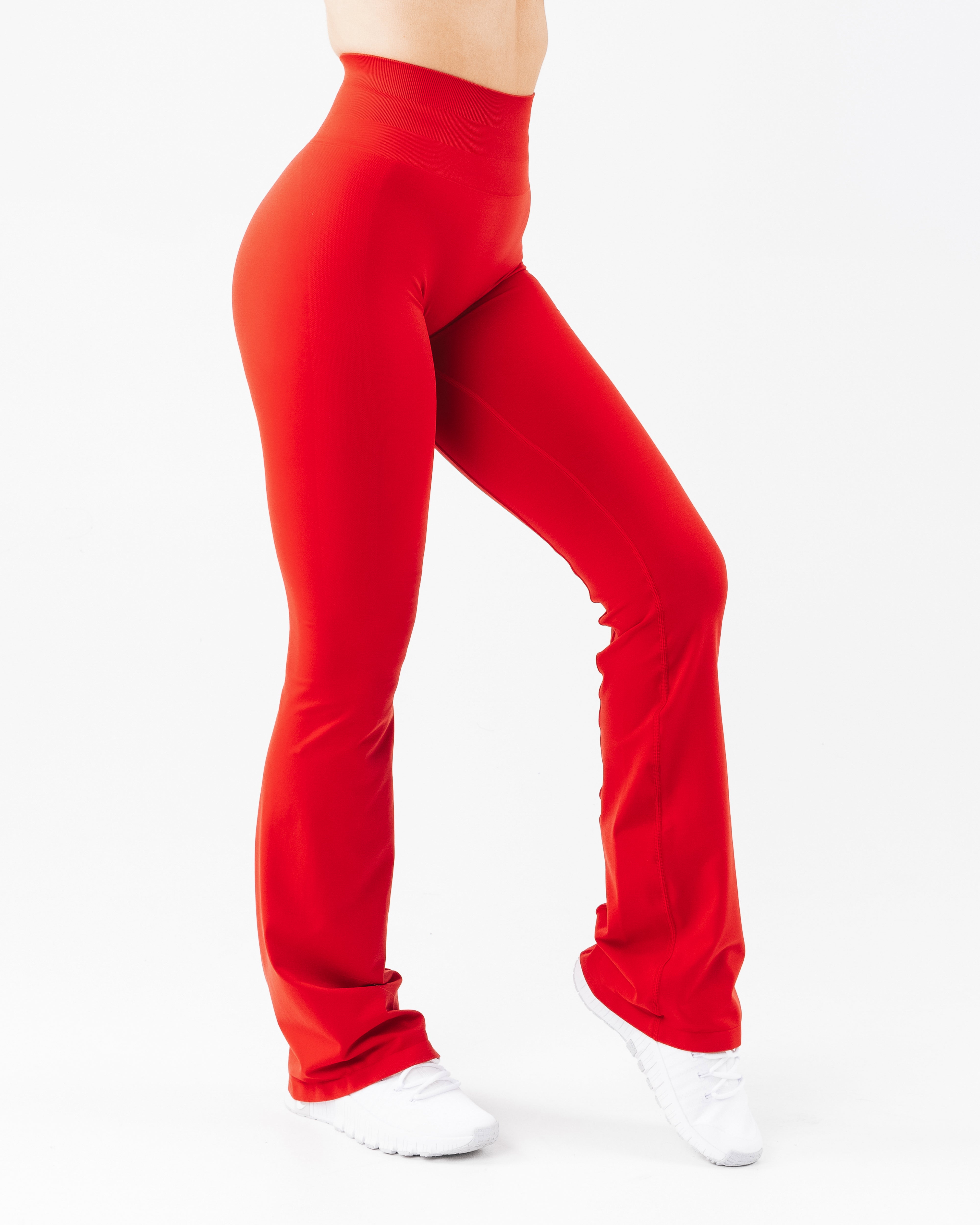 Amplify Ultra-High Rise Flared Pant - Formula Red | Alphalete ...