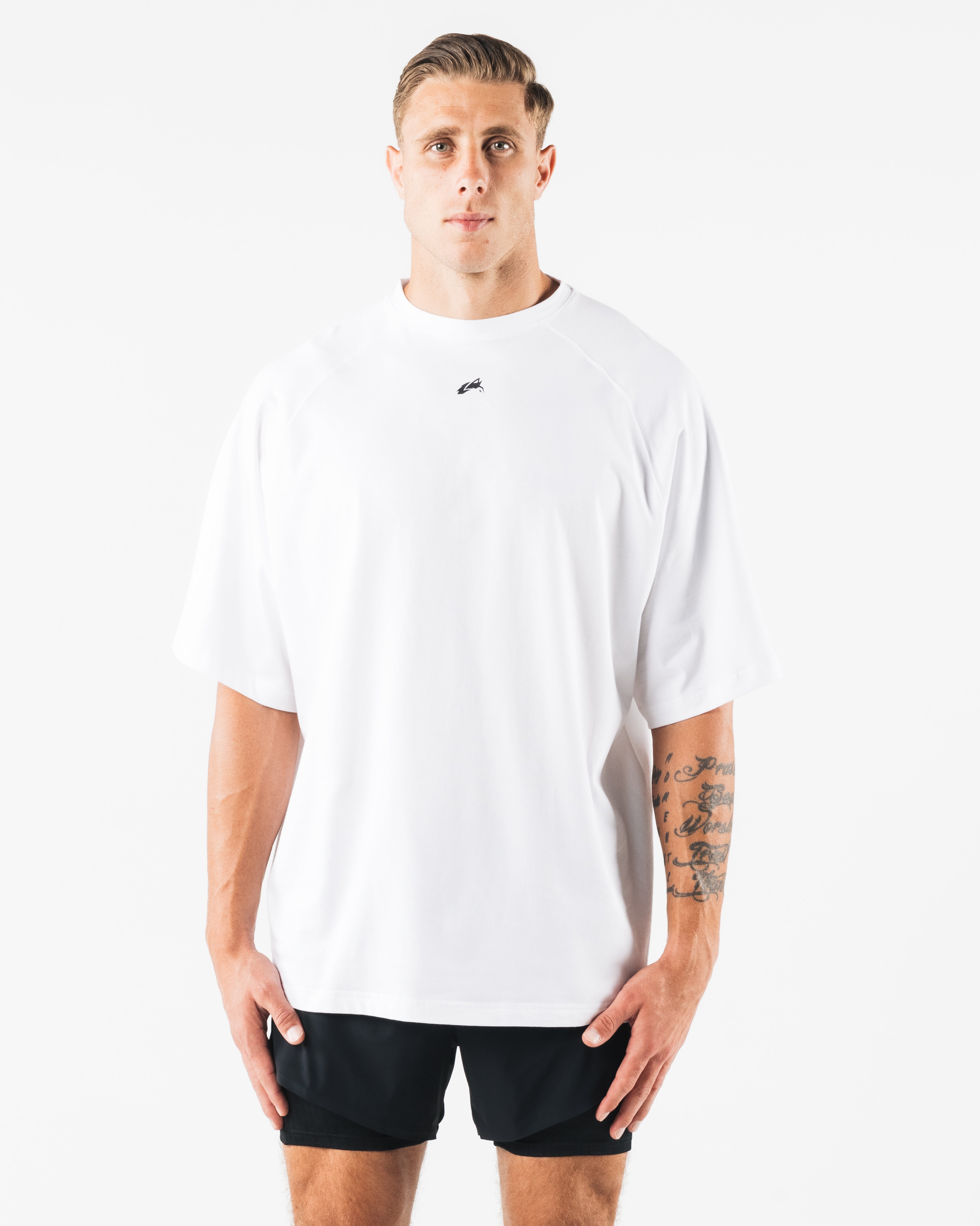 Box Tee - White – Alphalete Athletics CA